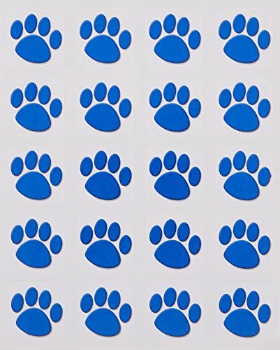 Teacher Created Resources BLUE PAW PRINTS STICKERS 120 STKS ...